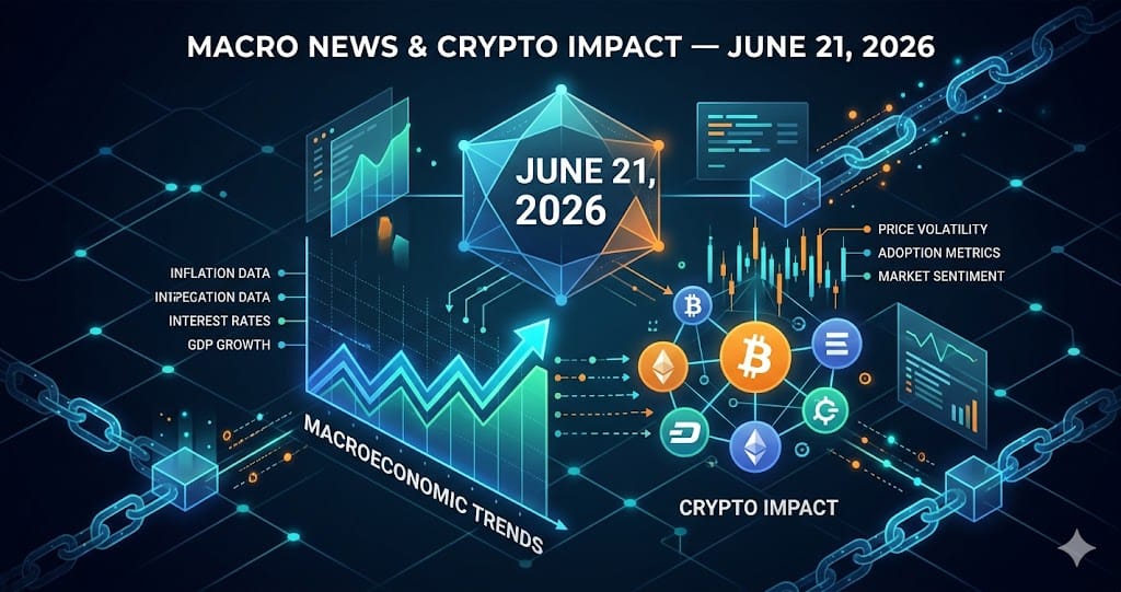 Macro News & Crypto Impact — June 21, 2026 | CryptoTakeProfit