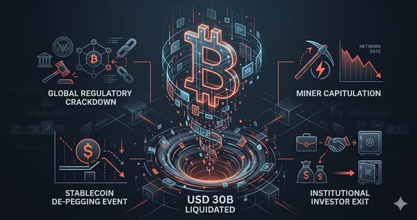 Bitcoin's June 2026 Crash: Four Triggers, USD 30B Liquidated ...